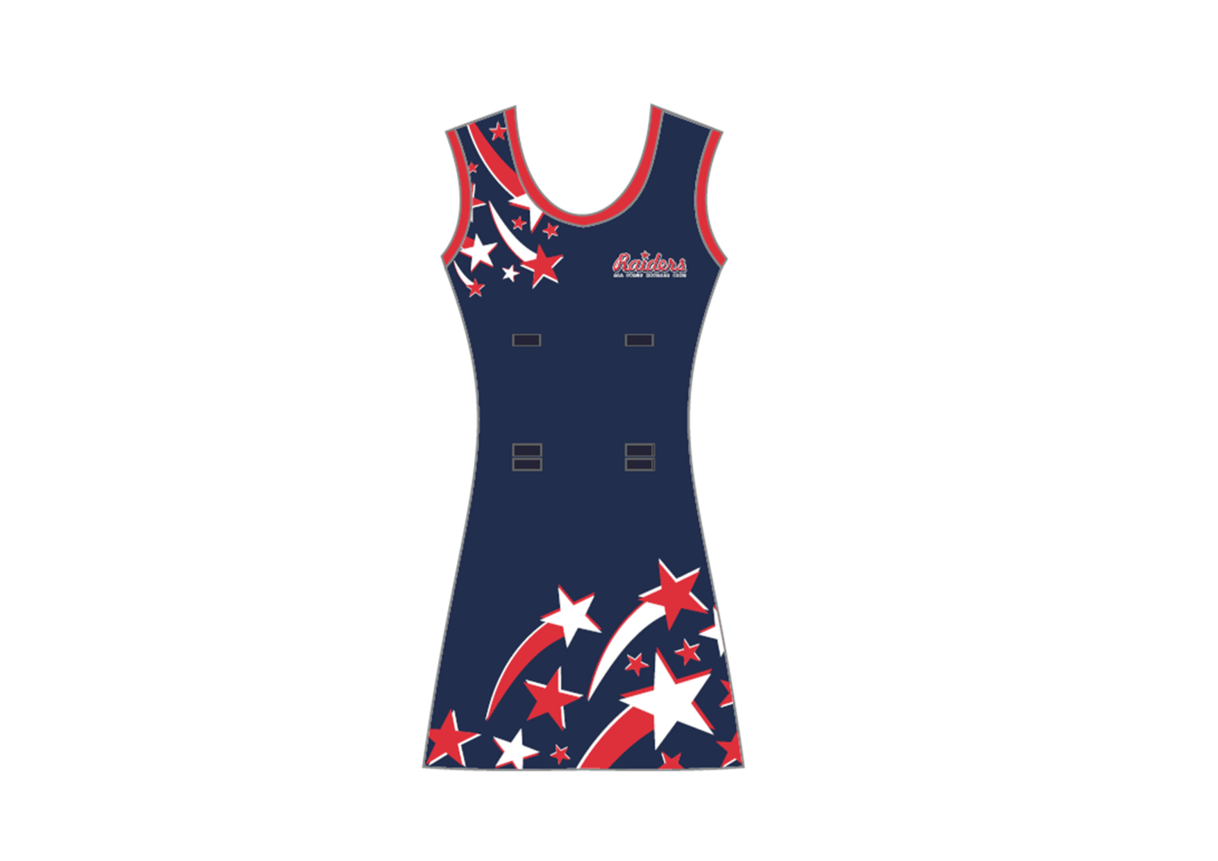 Playing Dress | RAIDERS ALL STARS NETBALL CLUB INC